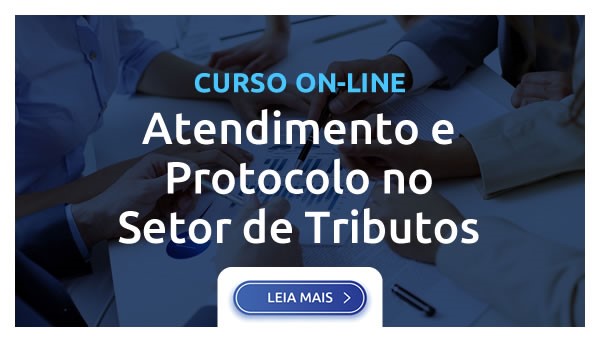 ATENDIMENTO E PROTOCOLO NO SETOR DE TRIBUTOS